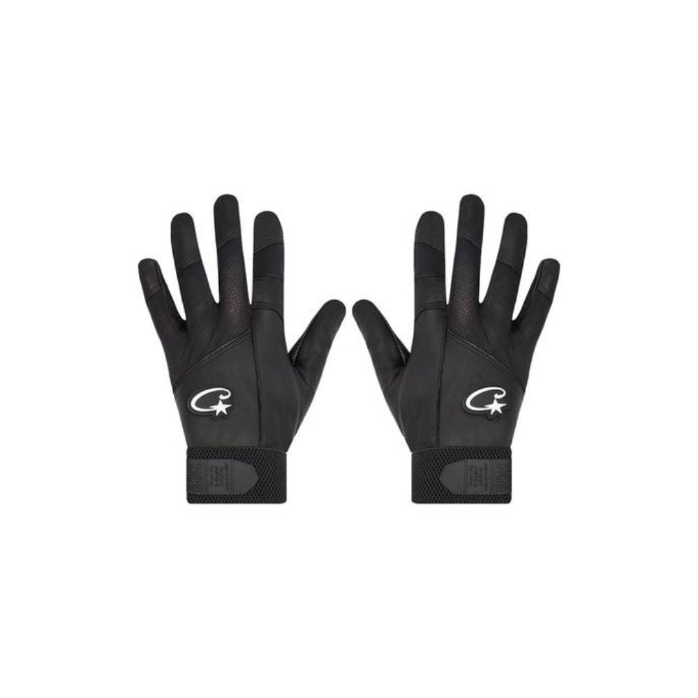 Corteiz Leather Gloves Black – Macan Story